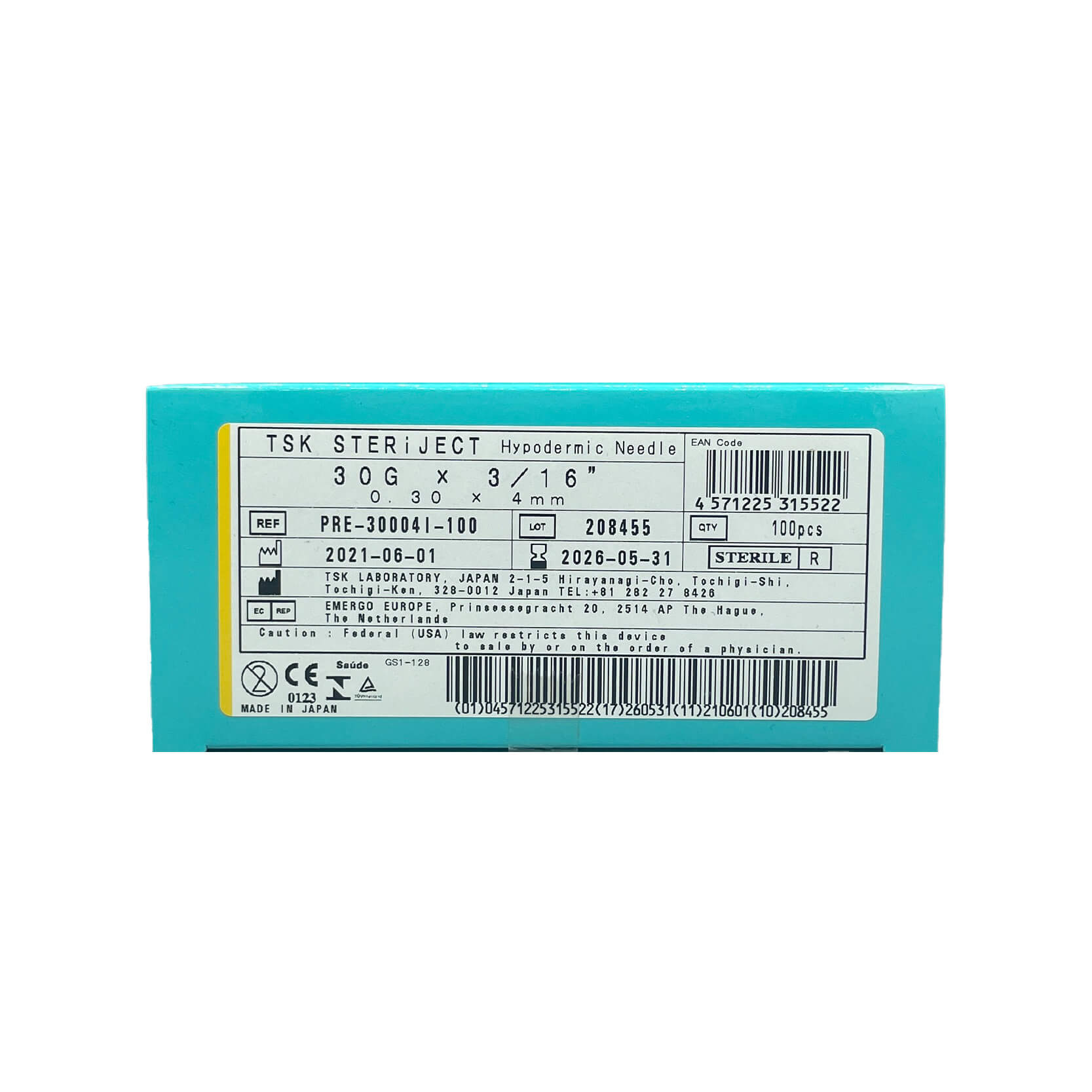TSK® 4mm Needles - UTW Regular Hub - Primed Pharmacy – Your Trusted ...